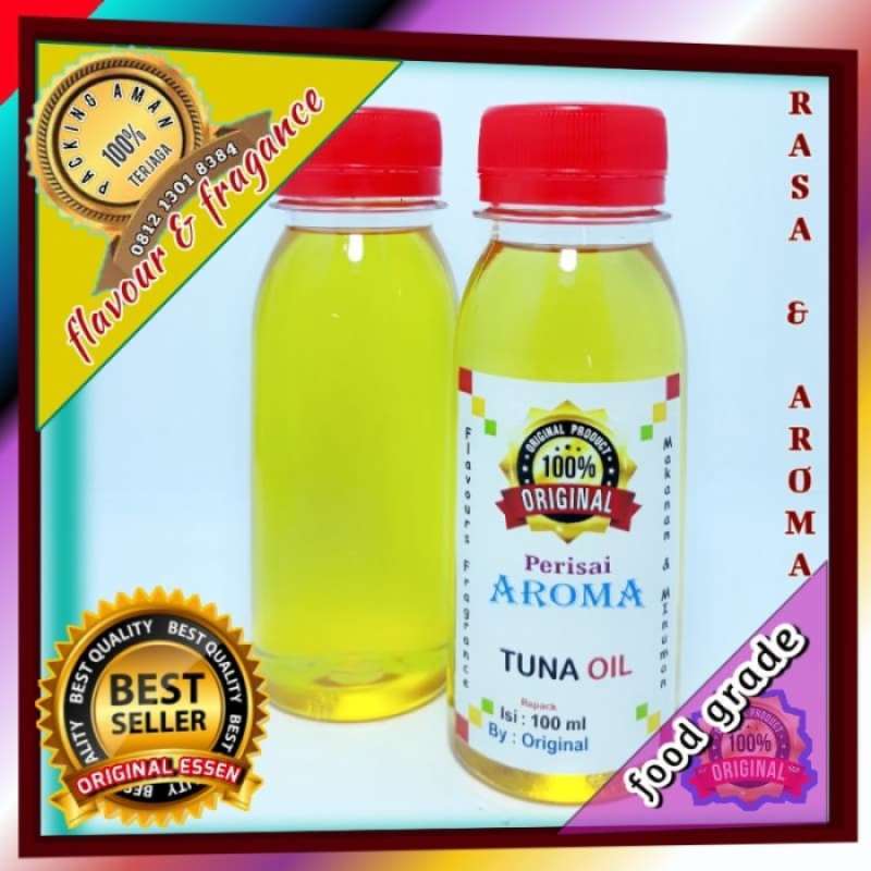 Promo OEM essen biang Tuna oil. Perisai makanan aroma Tuna. essen ...