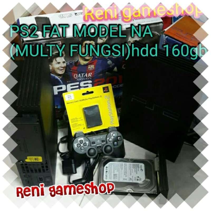 Jual OEM PS2 Fat model NA matrix+hdd 160gb full game di Seller ...