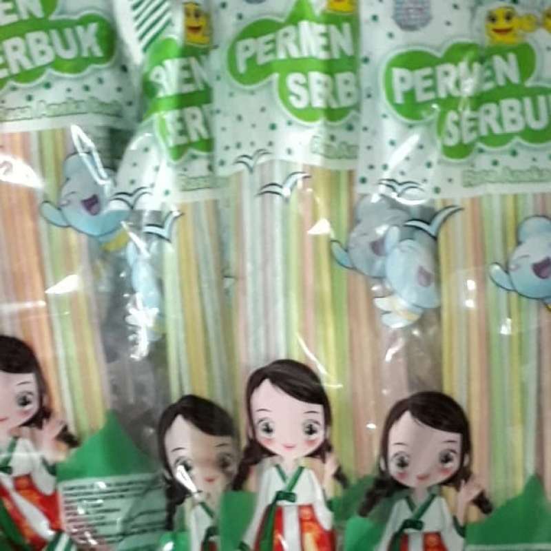 Jual Permen serbuk bentuk stik rasa aneka buah isi 50 batang di Seller ...
