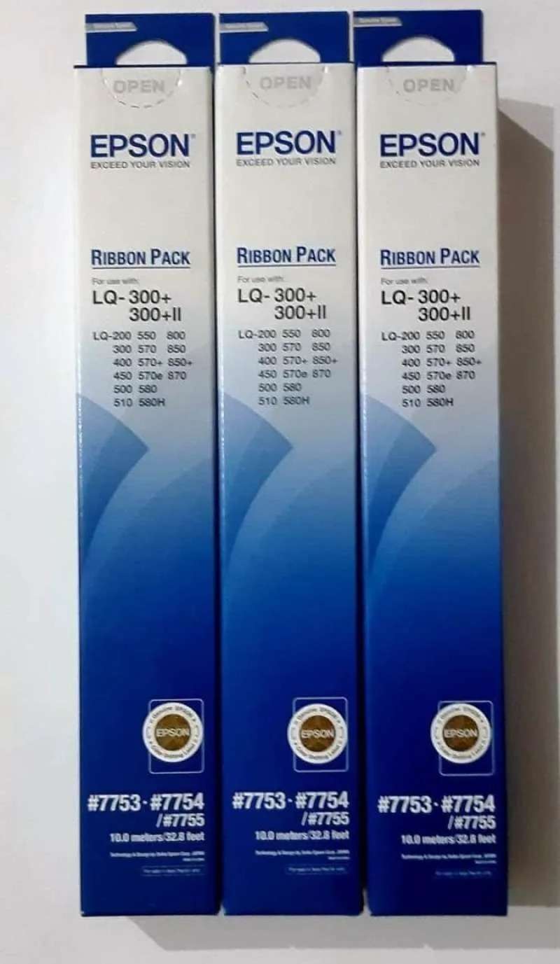 Jual Pita - Ribbon Pack Epson # 7753 # 7754 # 7755 - Original Resmi Di ...