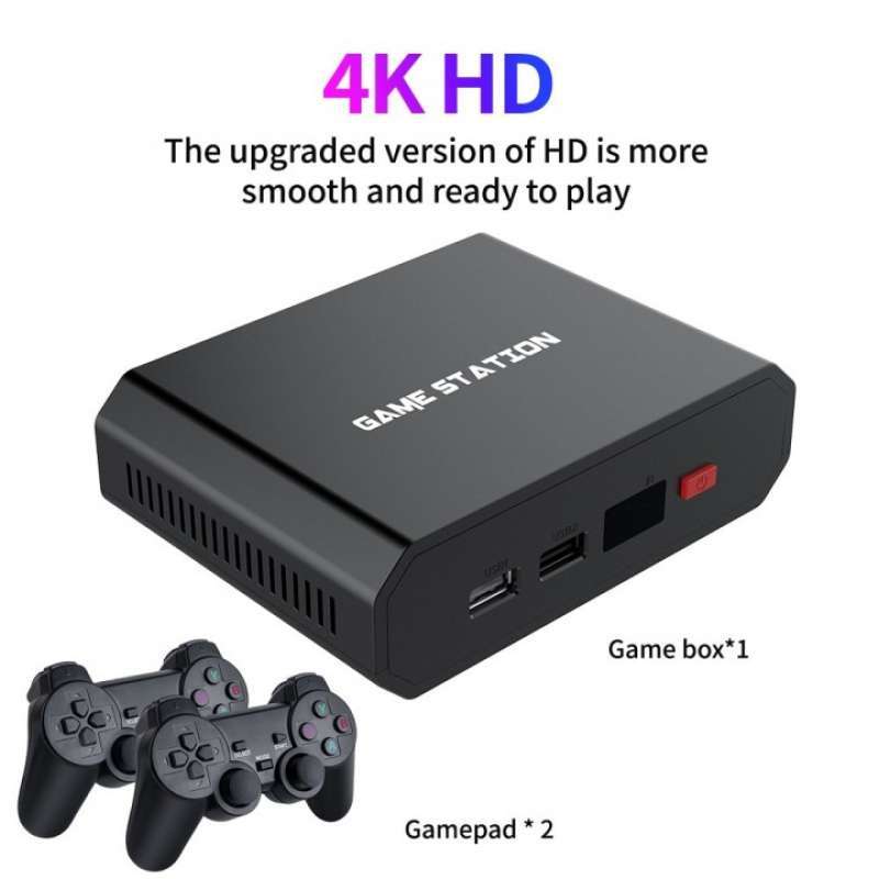Promo M8 Plus 64gb - Retro Game Station Console 4k Built-in 10000 Plus ...