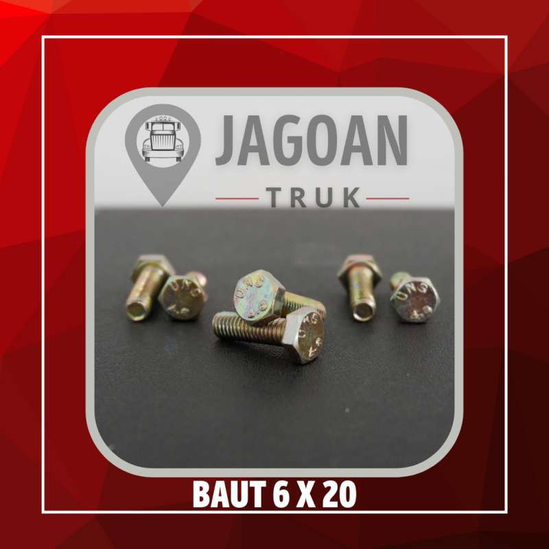 Jual Baut Mur Ring Kuning BMK 6 X 20 mm 6x20mm Kuat dan Halus di Seller ...