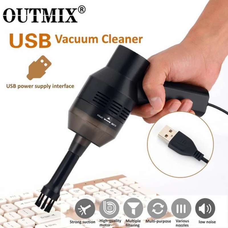 Promo PENYEBUT DEBU USB VACUUM CLEANER MINI PORTABLE KEYBOARD LAPTOP ...