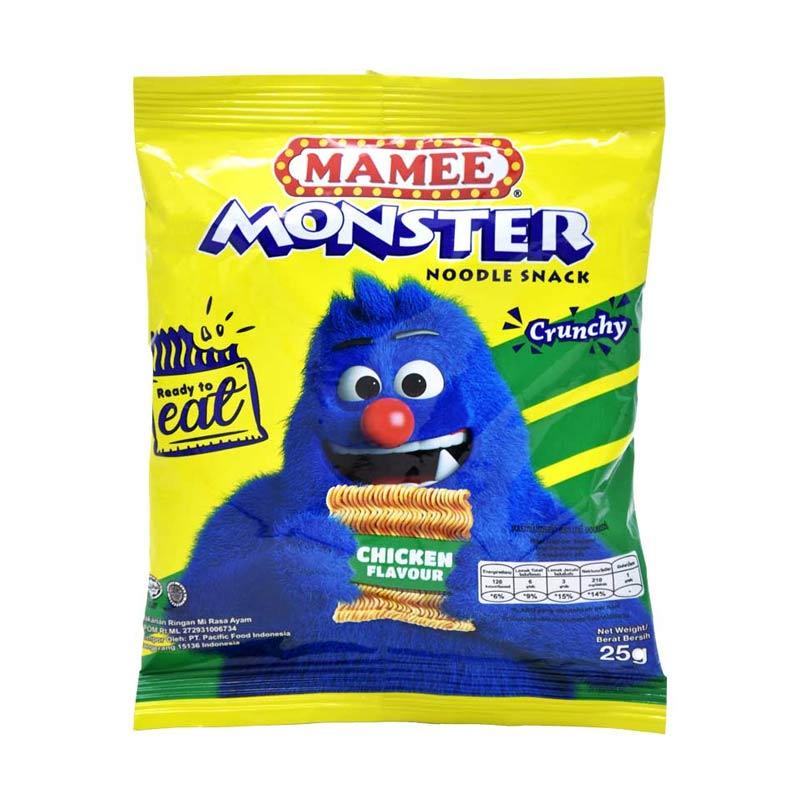 Jual Mamee Monster Noodle Chicken Snack [25 G] Di Seller W.jaya Store ...