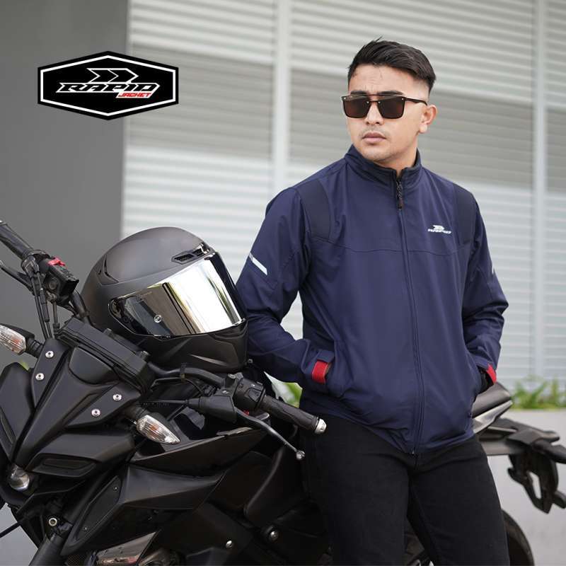 Promo Jaket motor riding RAPID SKYLINE pria parasit premium jacket ...