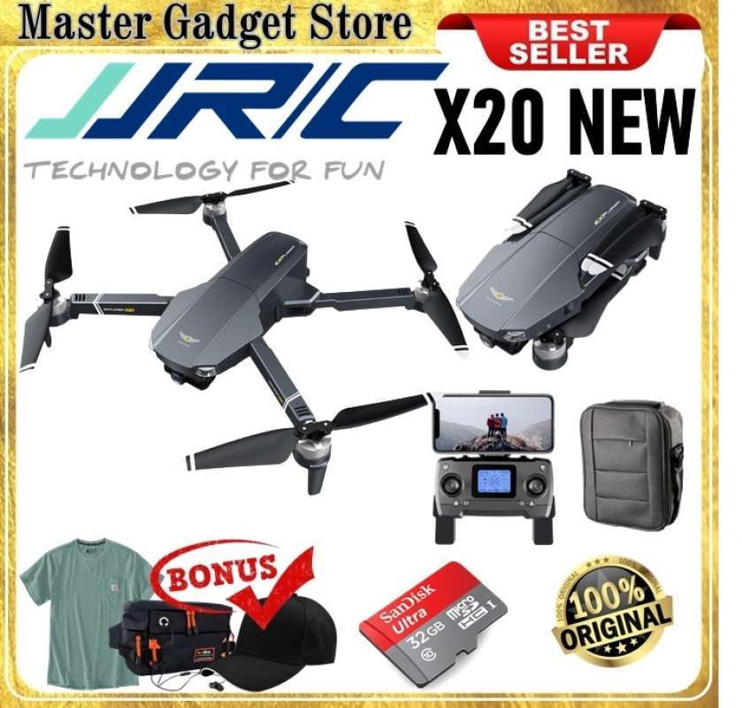 Promo Rc Drone JJRC X20 6k ESC 3 Axis Gymbal EIS Camera Sony GPS 5G Wifi di Seller Master Gadget ...