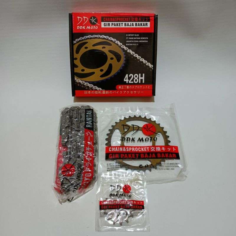 Jual Gearset,gear Set,rantai Gir Paket Vega R New Baja Bakar Ddk Moto ...