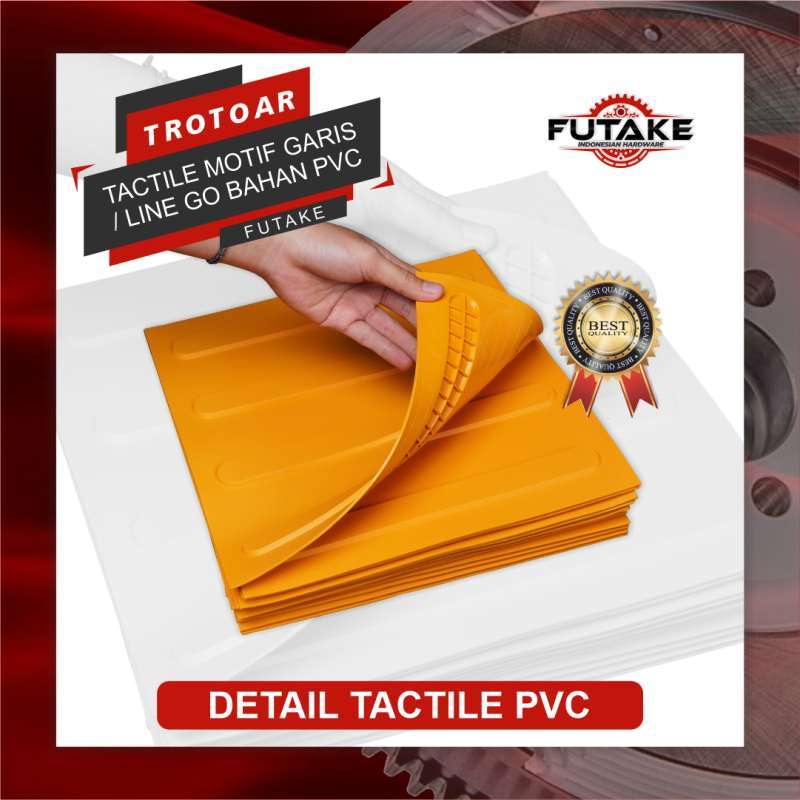 Promo Blind Road Tactile Yellow Line Motif Garis / Line Go Bahan Pvc ...