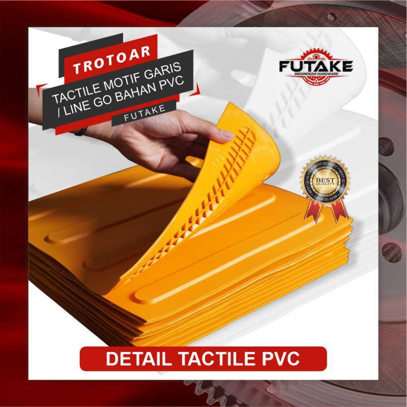 Promo Blind Road Tactile Yellow Line Motif Garis / Line Go Bahan Pvc ...