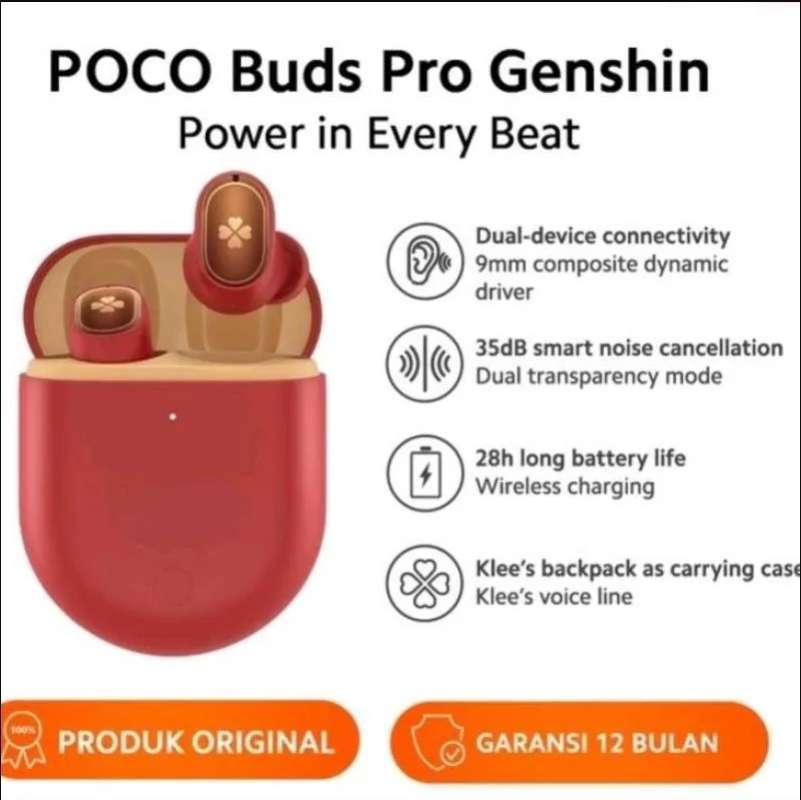 Jual Poco Ear Buds Pro Tws Genshin Spesifikasi Original, Murah & Diskon ...