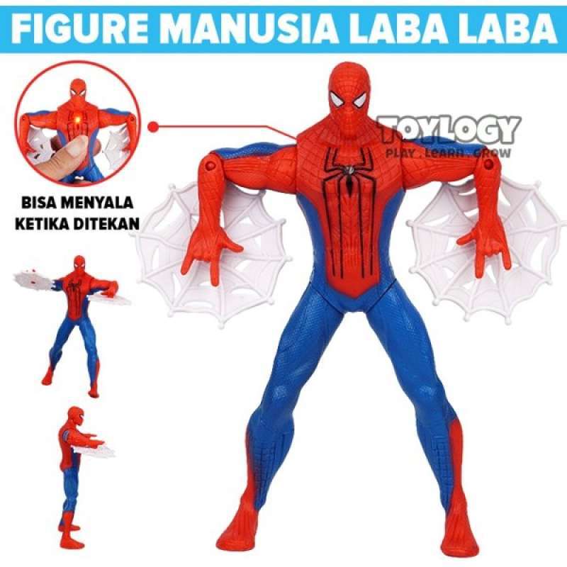 Jual Toylogy Mainan Action Figure Manusia Laba Laba Spiderman Hero ...