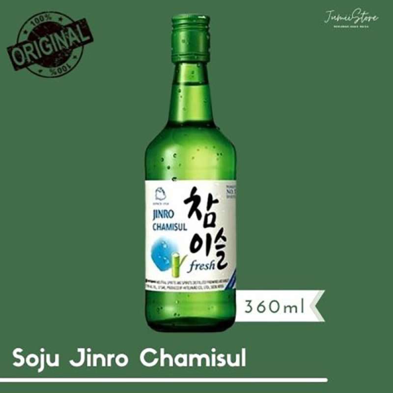 Jual Soju Jinro Chamisul Minuman Korea 360ml | MINUMAN RASA APEL ...