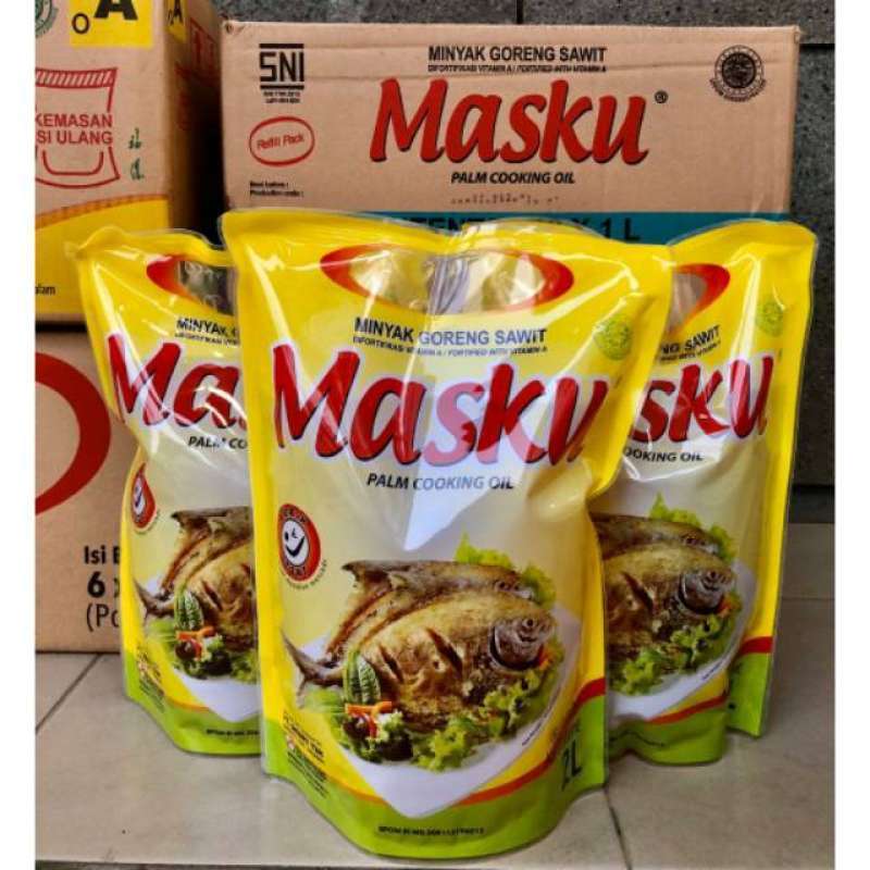 Jual Minyak Goreng Masku 2 Liter 1 Dus isi 6 Pouch di Seller FAEYZA ...