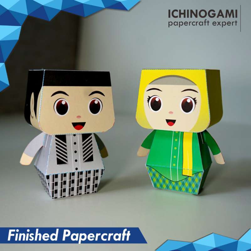 Jual Papercraft (diy) Nusantara Papercraft Kit - Set Of 4 Models ...