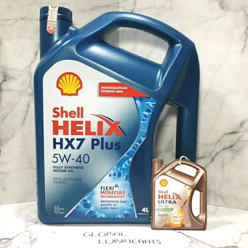 Jual NEW! API SP Shell Helix HX7 PLUS 5W-40 4 Liter (Oli Fully ...