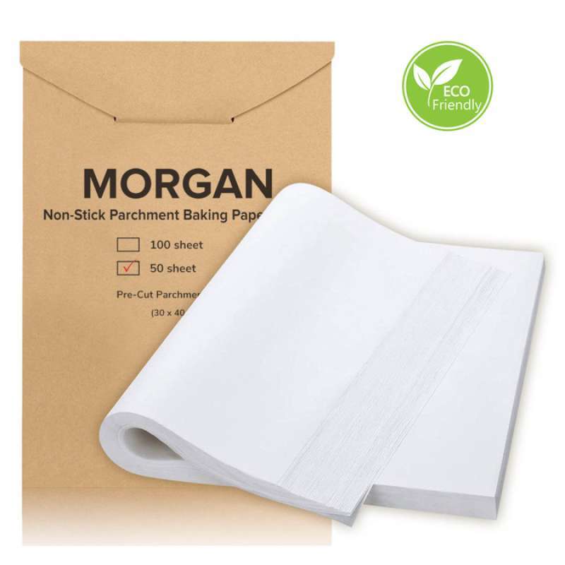 Jual Parchment Paper Sheets for Baking / Kertas baking 30 x 40 (50 ...