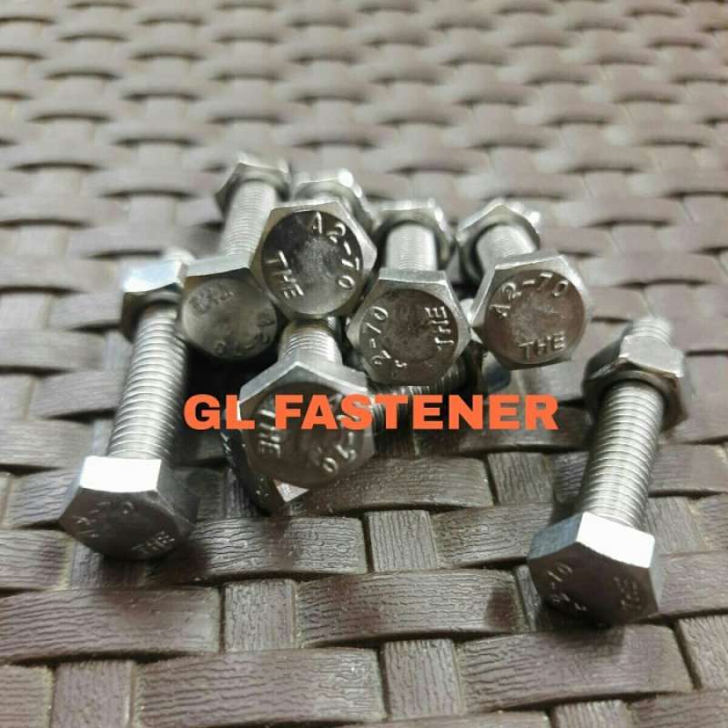 Jual Baut Mur Hex 304 M10 X 20 Original Murah - Harga Diskon Maret 2024 | Blibli.com