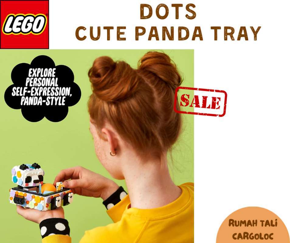 Jual LEGO DOTS CUTE PANDA TRAY di Seller Main Disini - Maleber (Maleer ...