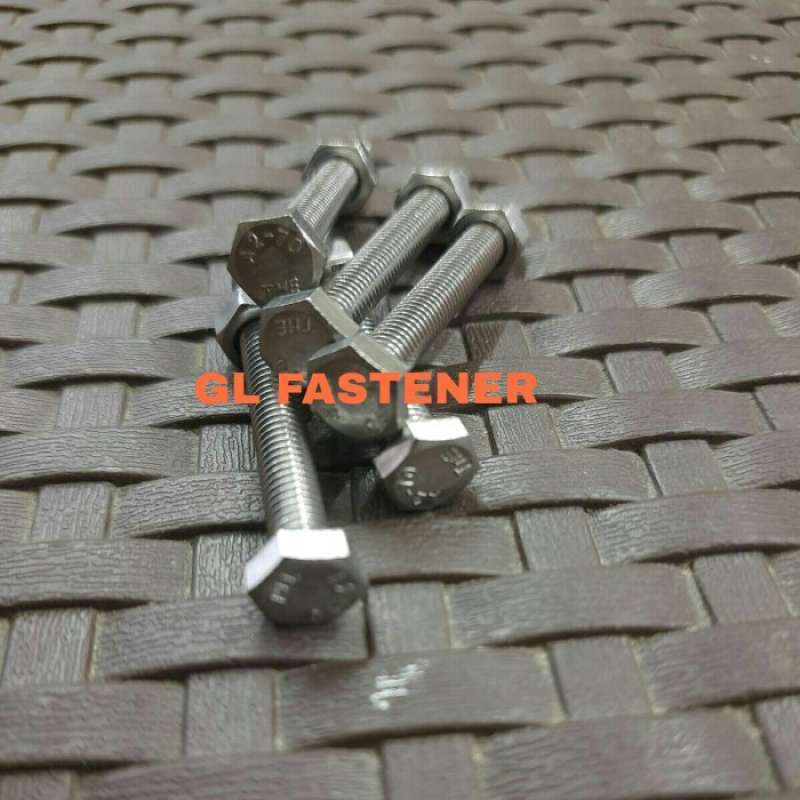 Promo Baut Mur Hex Stainless Steel 304 M6 x 65 anti karat Kunci 10 SUS 304 Diskon 3% di Seller ...
