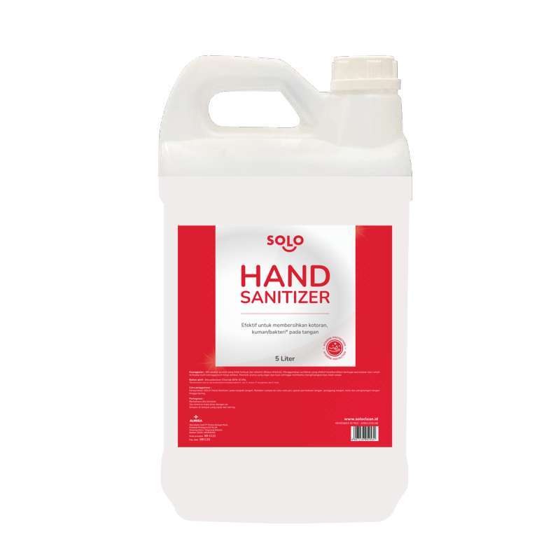 Jual Solo Hand Sanitizer Refill Non-Alkohol / Antiseptic Hand Sanitizer ...