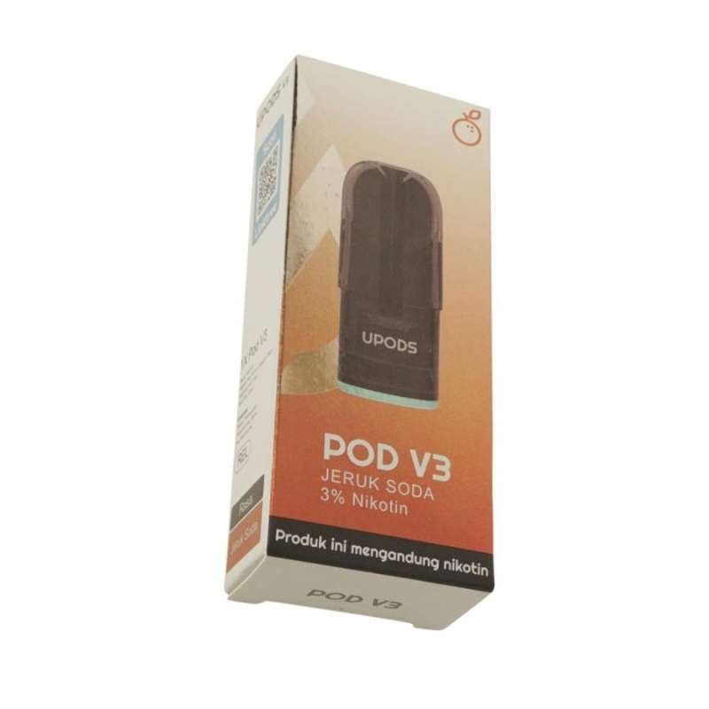 Jual Cartridge Upods V3 Pods Jeruk Soda / Catridge Upods Pod V3 Orange ...