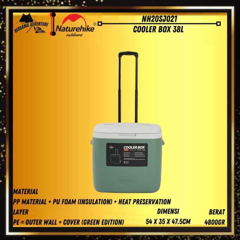 Jual Kotak Penyimpanan Frozen Cooler Box 38L Naturehike Nh20Sj021 Coolbox di Seller Karenina ...