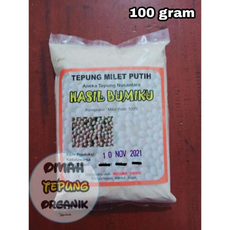 Jual Tepung Millet Putih 100 Gram/tepung Millet Merah 100 Gram/jewawut ...