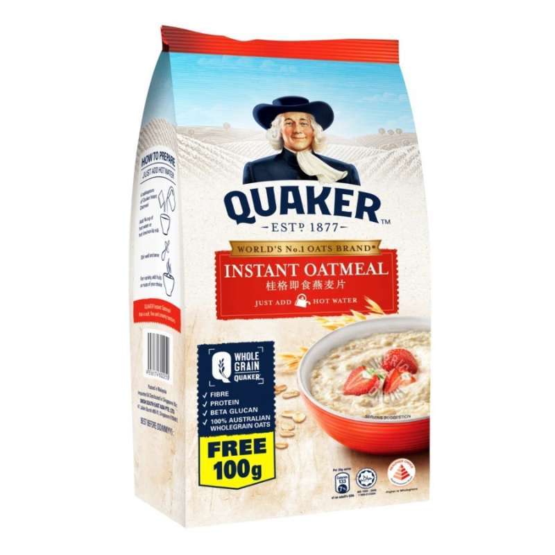 Jual Quaker Instant Oatmeal 800+100g di Seller Gunung Mas - Tanjung ...