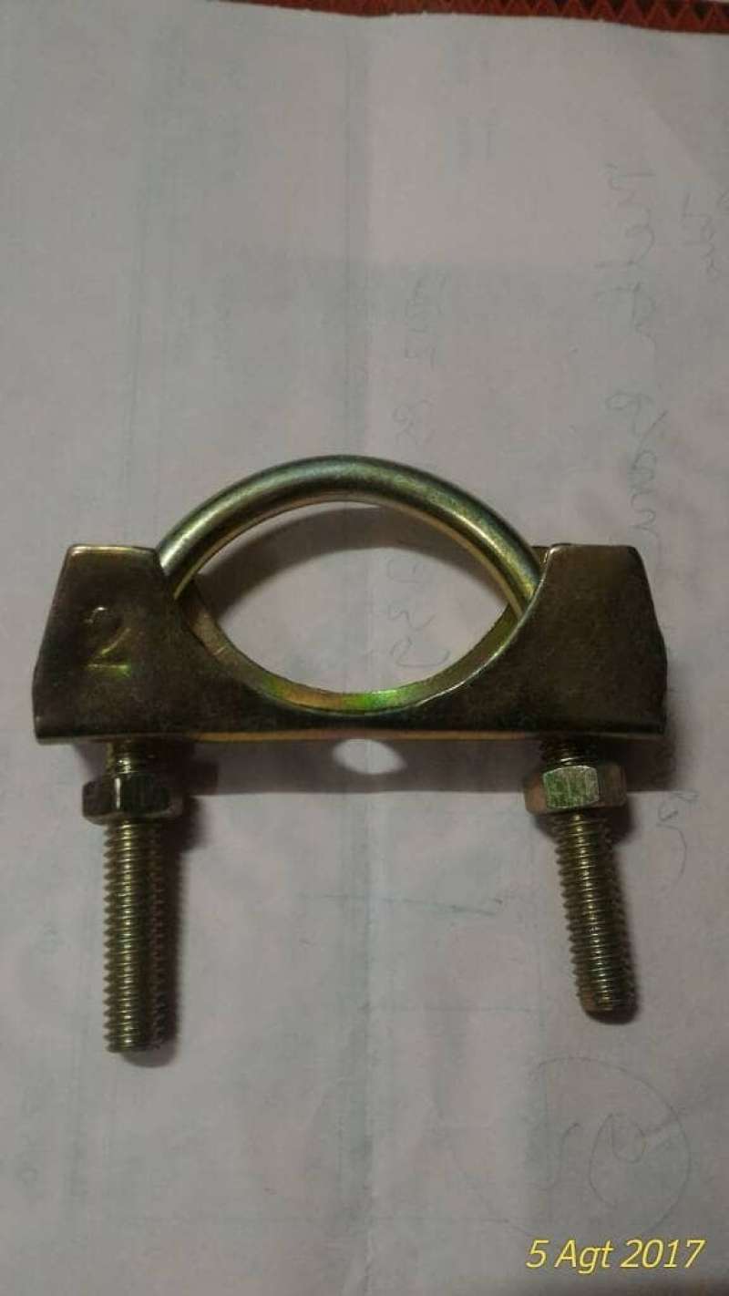 Jual klem knalpot / klem tiang (pipa) besi ukuran 2 di Seller BergShop7 ...