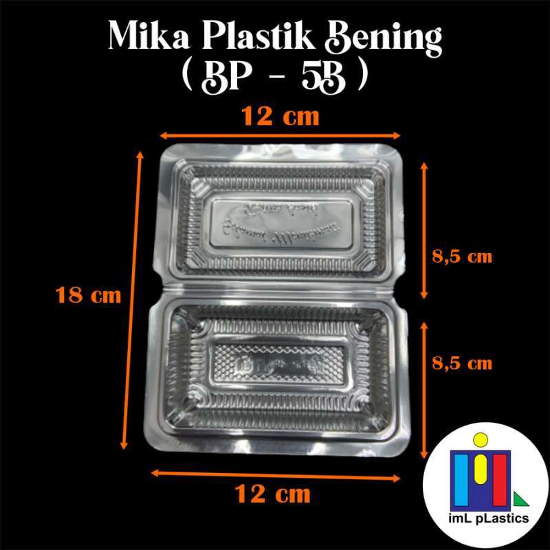 Jual Plastik Mika BP 5B / Bungkus Makanan / Kebutuhan Cathering - 100 ...