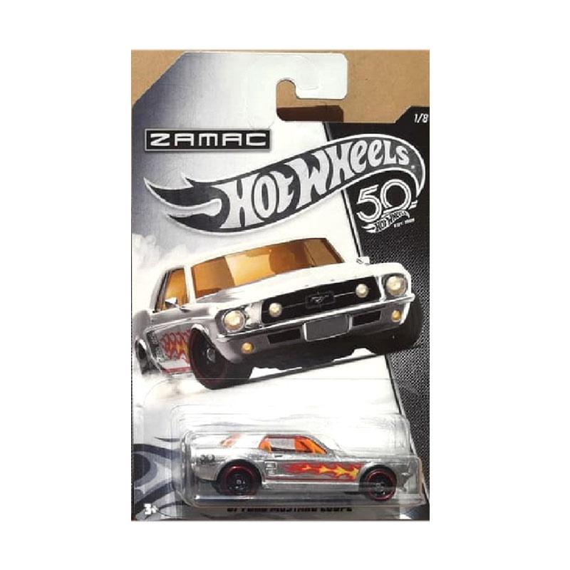 Jual Hot Wheels 50Th Years Zamac Series 2018 67 Ford Mustang Coupe Die ...
