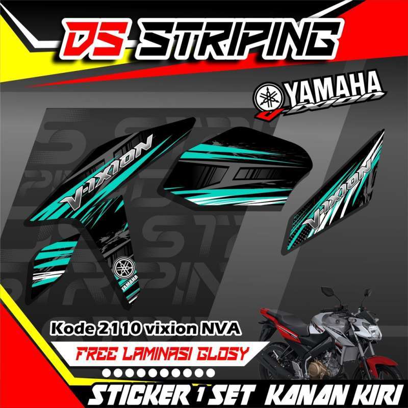 Jual 2110 Sticker Striping Motor YAMAHA VIXION NVA List Variasi Garis Minimalis di Seller DS ...