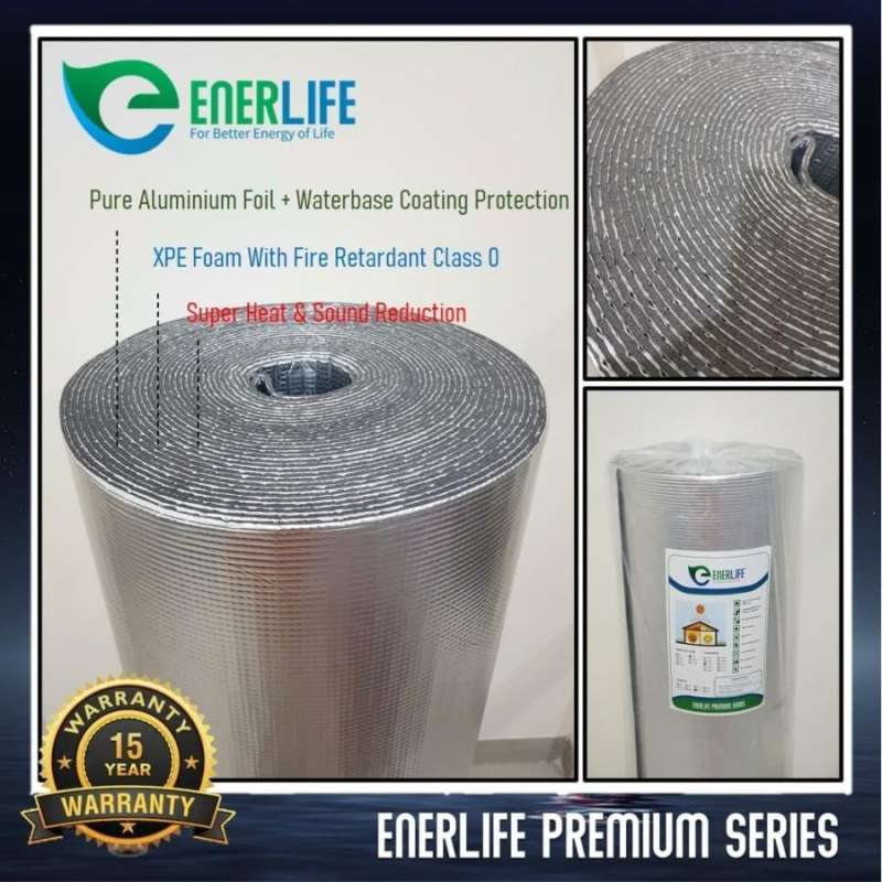 Jual Aluminium Foil Atap Premium BUSA FOAM 5mm Double Side Fire ...