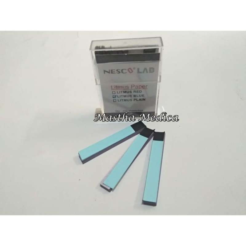 Promo Kertas Alat Tes PH spt Lakmus Merah + Biru cek kadar PH air ...