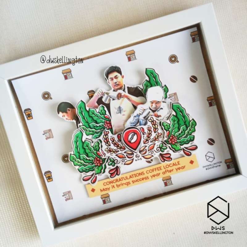 Promo Special Custom Souvenir Hadiah Bingkai Pop Up Frame Grand Opening ...
