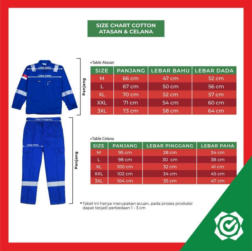 Jual Wearpack Safety Setelan Imj Full Cotton 3m Baju Seragam Proyek ...