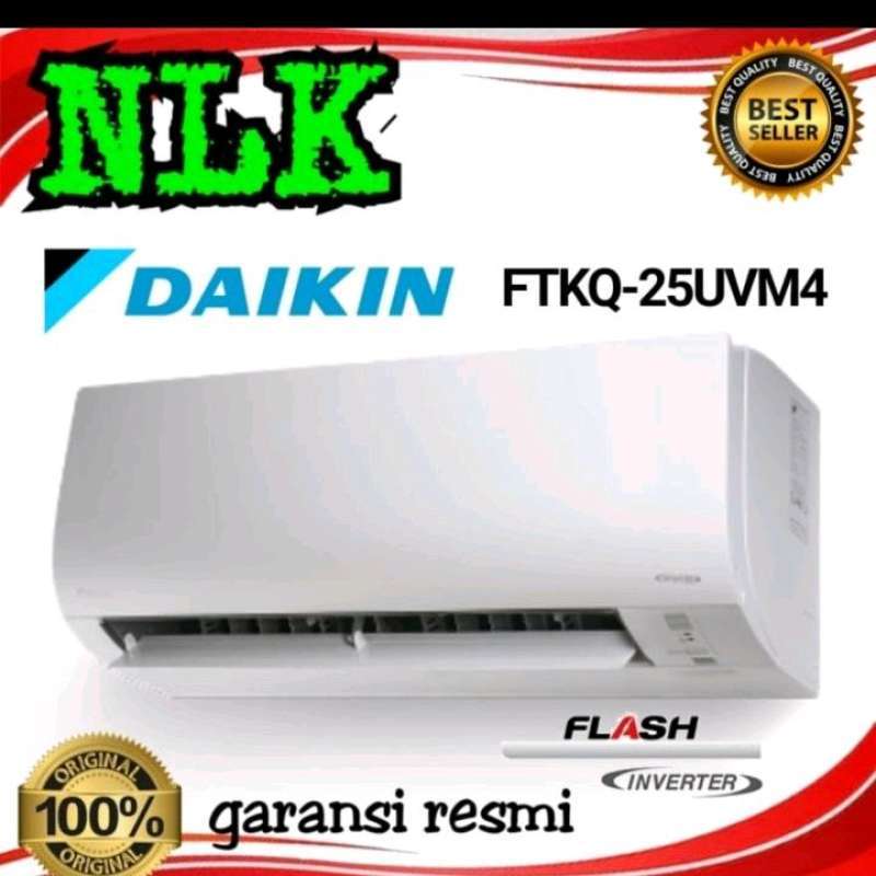 Jual AC DAIKIN 1 PK DAIKIN FTKQ 25 + FLASH INVERTER 1 PK di Seller Toko ...