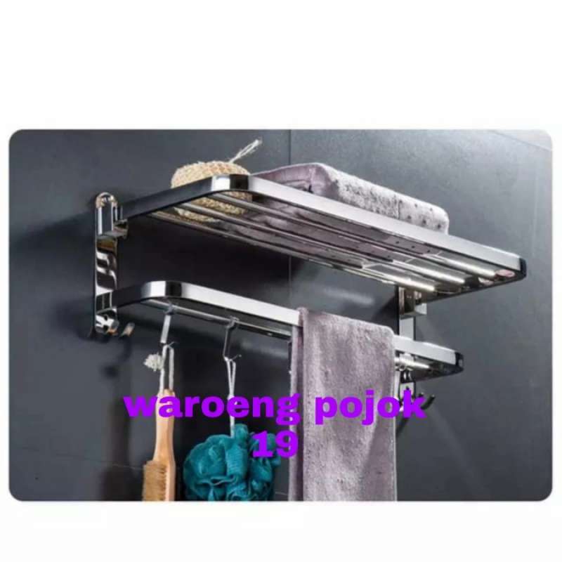 Promo Rak Handuk Stainless/rak Handuk Lipat/gantungan Handuk Triton ...