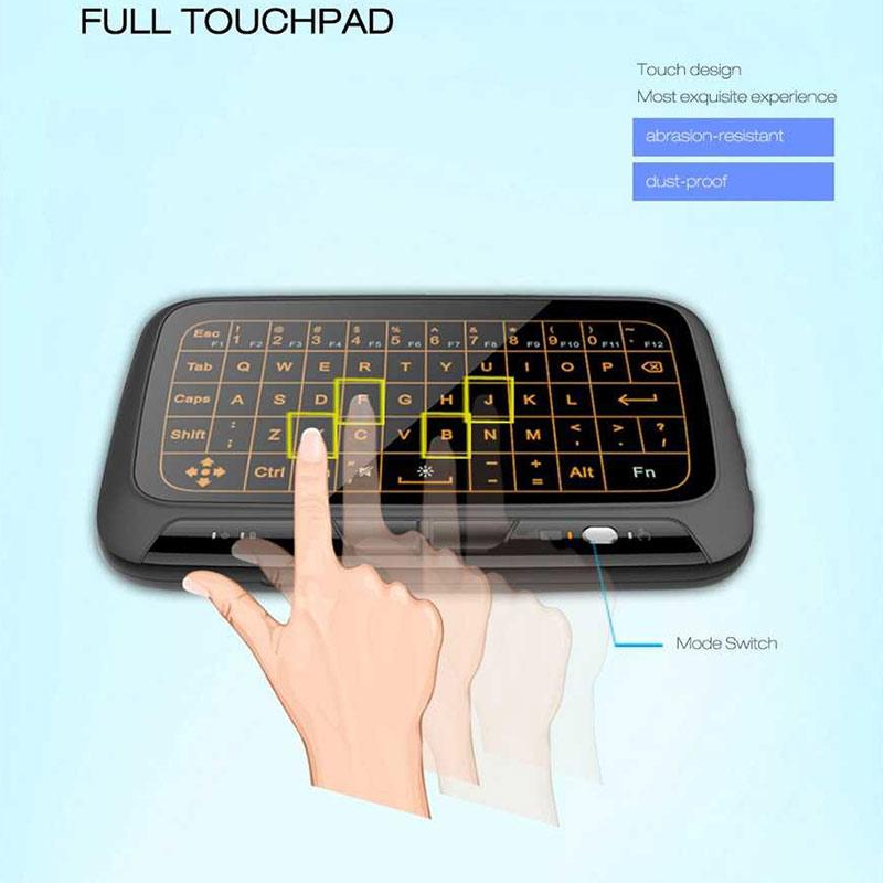Jual Itech H18 Plus Wireless Touchpad Qwerty Keyboard [rechargeable/ 2 ...