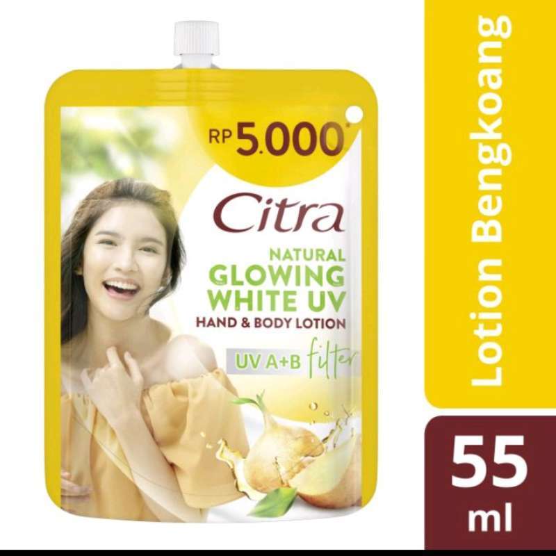 Jual Citra Natural Glowing White Uv Body Lotion Kemasan Refill 55 Ml Di Seller Cassa Star - Duri ...