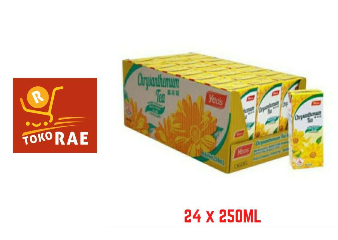 Promo Yeos Teh Kembang Chrysanthemum Kotak 250ML 1 dus isi 24 Diskon 6% di Seller Toko Rae ...