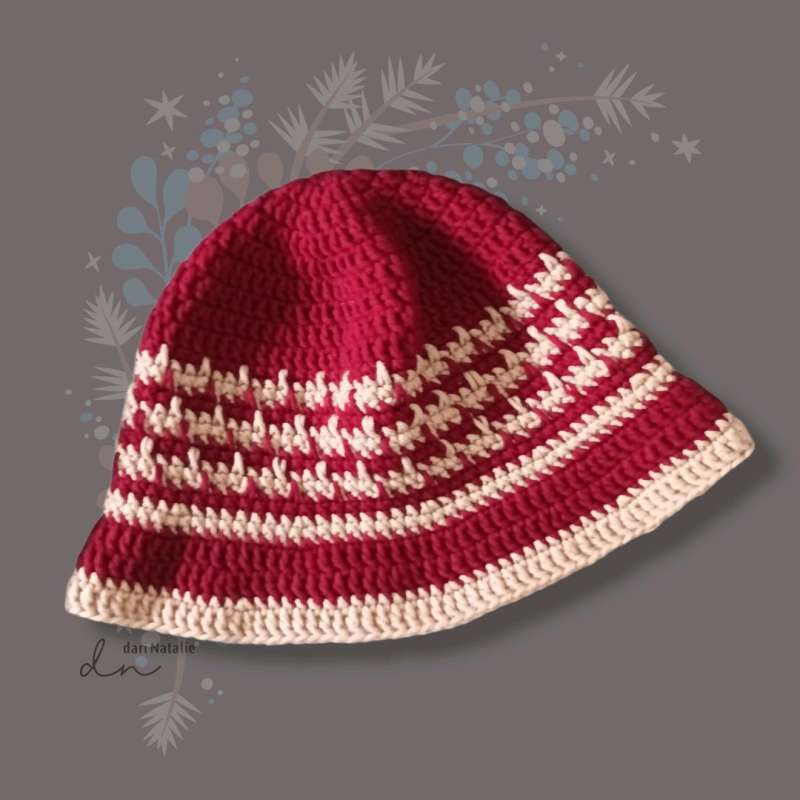 Jual Crochet Bucket Hat / Topi Rajut di Seller Dari Natalie ...