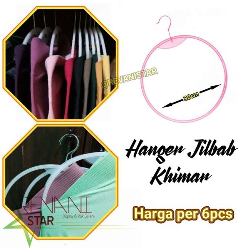 Promo Hanger Jilbab Khimar Dewasa Hanger Hijab Instant Hanger Jilbab ...