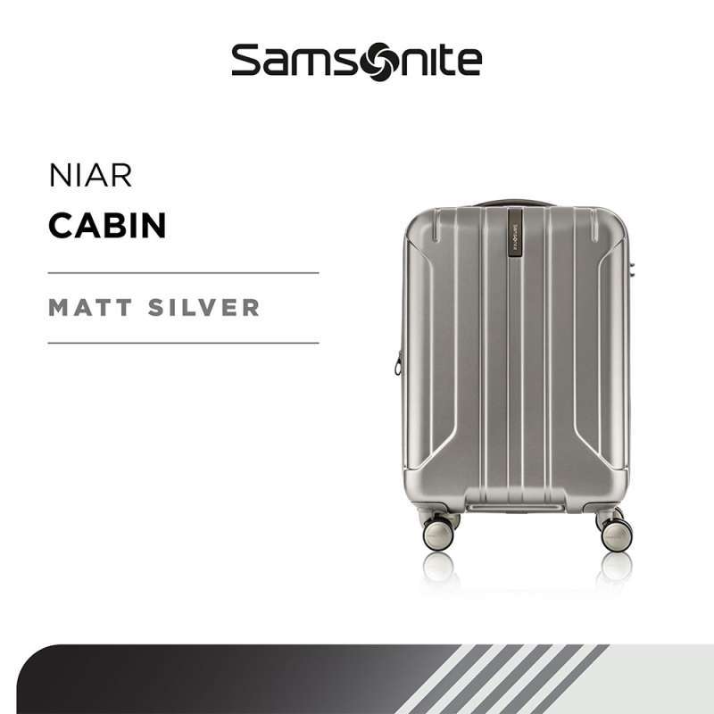 Jual Samsonite Koper Hardcase Niar Cabin 20 Inch - Matt Silver di ...