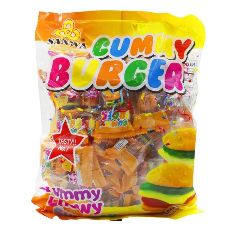 Jual Sanwa Burger Gummy Candy 360g di Seller BisQuitto Shop - Kota ...