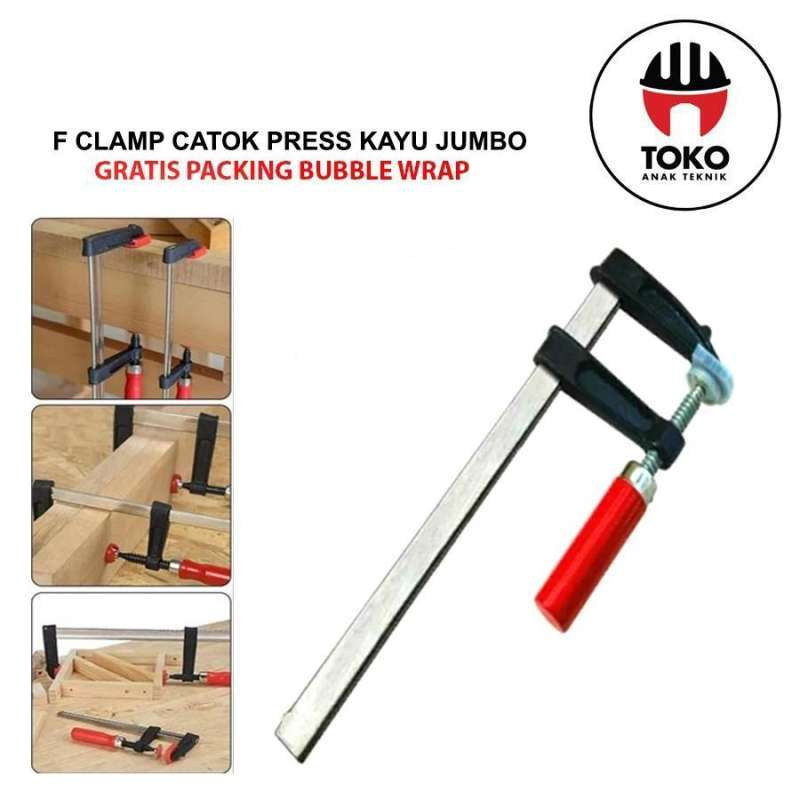 Jual F Clamp - Catok Penjepit Kayu Jumbo - Panjang 1 Meter / 12 X 100cm ...