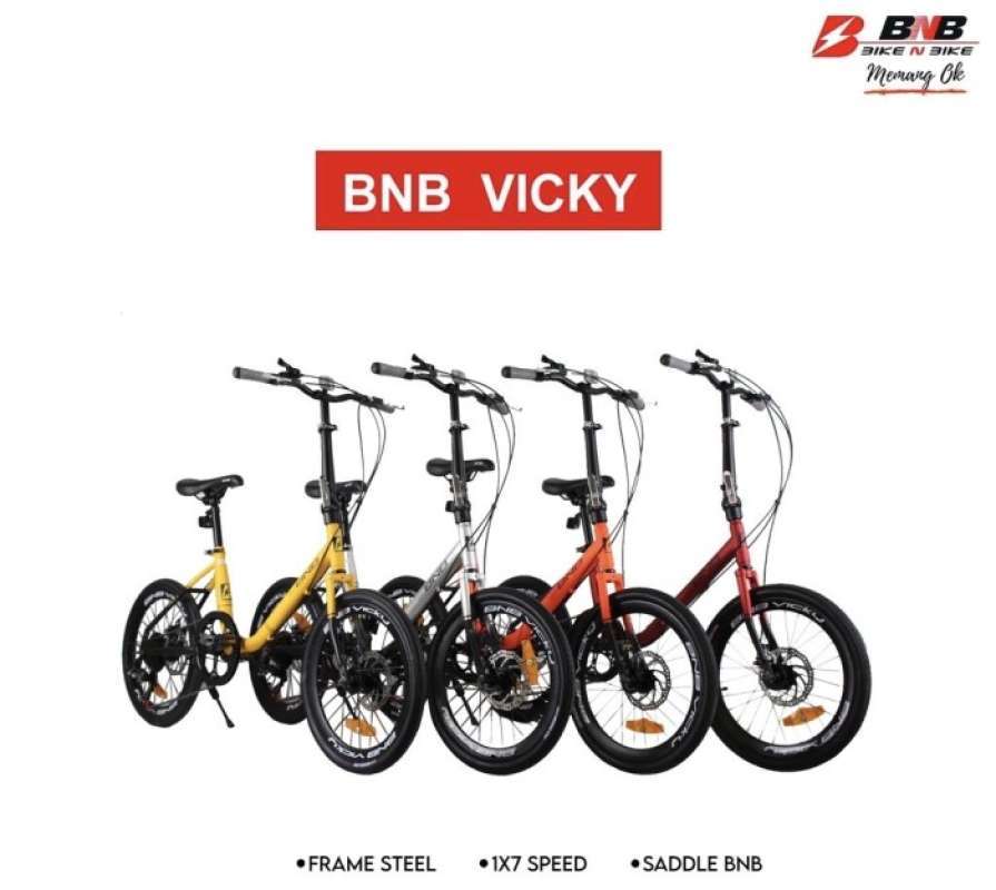 Promo Sepeda Bnb Vicky Ukuran 20 Inch Diskon 2% Di Seller Rumah ...