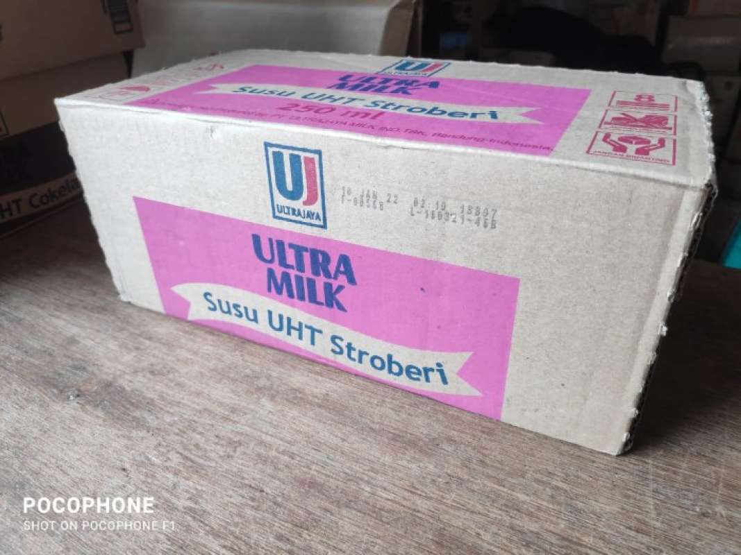 Promo Susu Ultra Jaya Uht 250Ml Rasa Strawberry 1 Dus Diskon 10% di ...