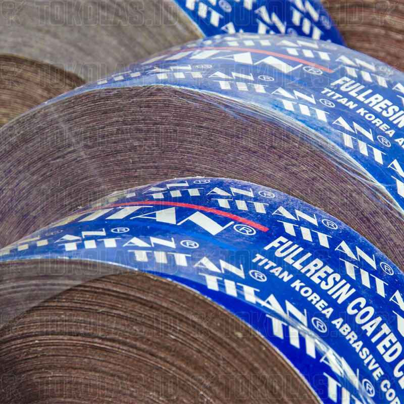 Jual Amplas Meteran Ron Roll Kain Titan Grit 60 100 120 180 240 400 600 ...
