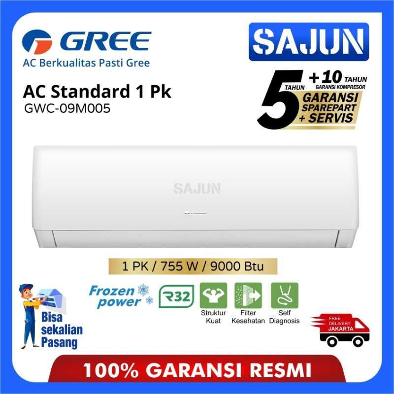 Promo Gree Ac Split 1 Pk Gwc-09moo5-s Ac Split 1pk Gwc09moo5s Diskon 9% ...